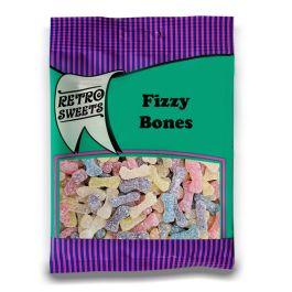 Fizzy Bones 120g - Wholesale Bagged Sweets - Wholesale Prepacked Sweets