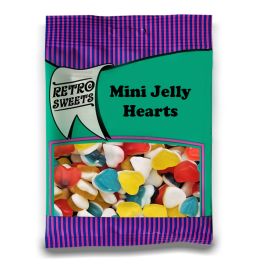 Mini Jelly Hearts 120g - Wholesale Bagged Sweets - Wholesale Prepacked ...