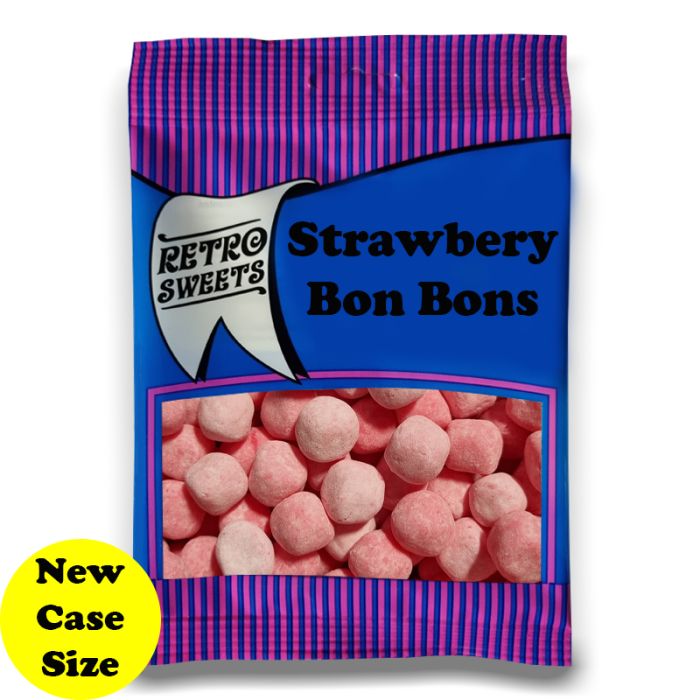 Strawberry Bon Bons 100g - Wholesale Bagged Sweets - Wholesale ...